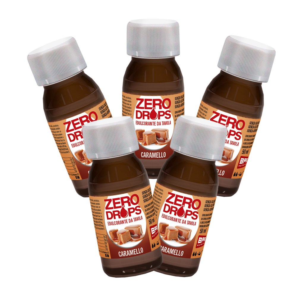Kit 5 Zero Drops Caramello - BPR Nutrition