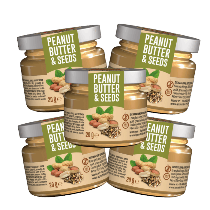 Kit 5 Peanut Butter and Seeds 20 g - BPR Nutrition